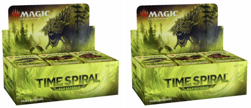 Magic: The Gathering TCG Time Spiral Remastered Draft Booster Box 2x ...
