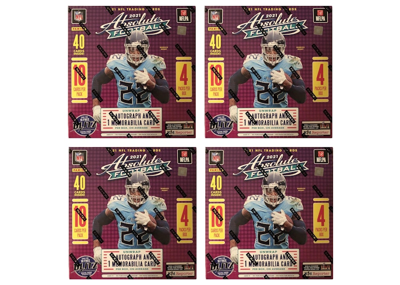 2021 Panini Absolute Football Mega Box (Teal Parallels) (Fanatics ...