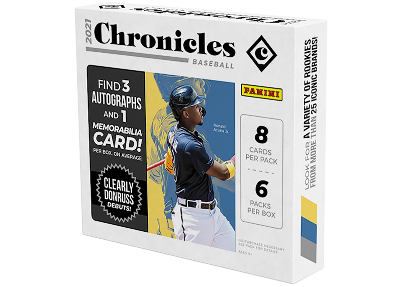 2021 Panini Chronicles Baseball Hobby Box (6 Packs) - 2021 - US