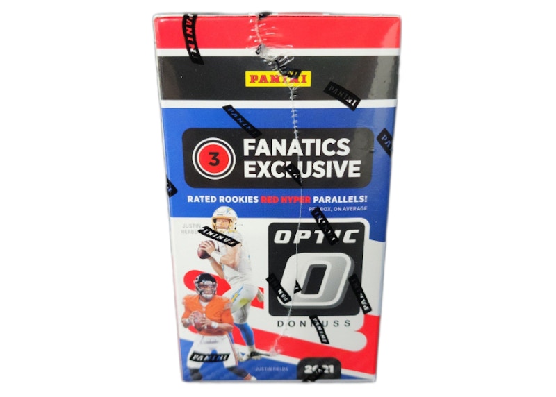 2021 Panini Donruss Optic Football Fanatics Exclusive Blaster Box (Red ...