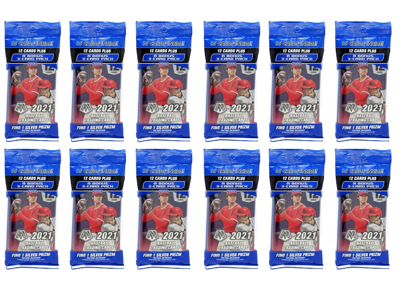 2021 Panini Mosaic Baseball Cello Pack 12x lot - 2021 - JP
