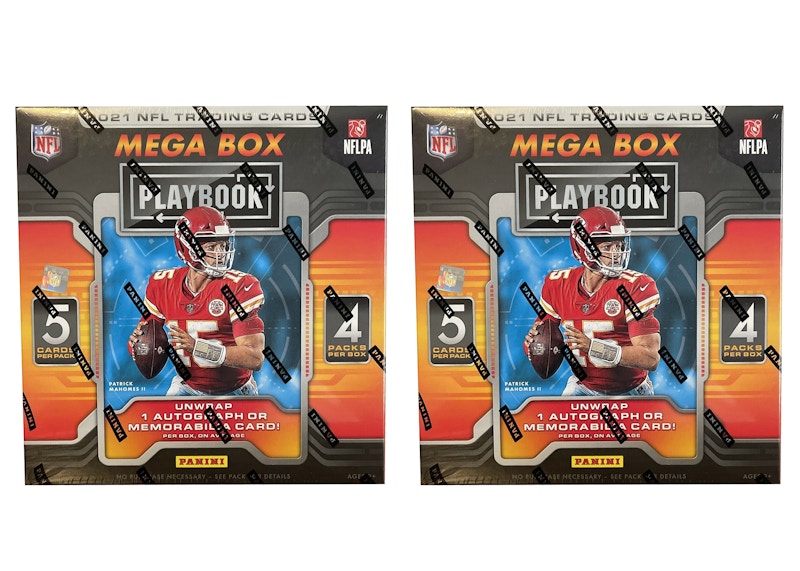 2021 Panini Playbook Football Mega Box (Orange Parallels) 2x Lot - 2021 ...
