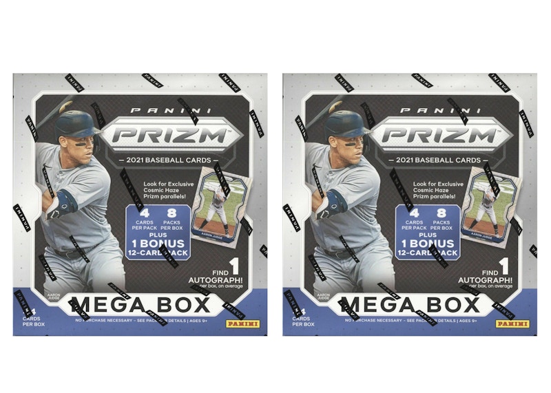 2021 Panini Prizm Baseball Mega Box (Cosmic Haze Prizm) 2x Lot - 2021 - US