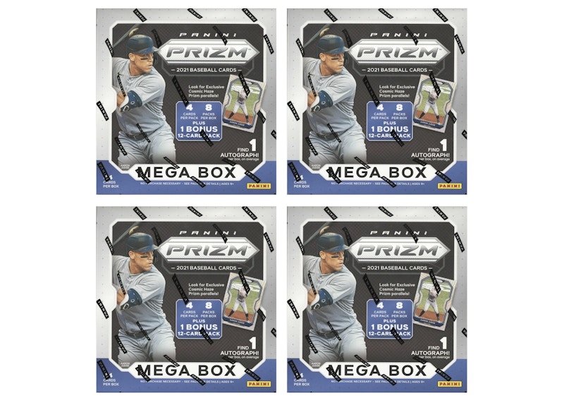 2021 Panini Prizm Baseball Mega Box (Cosmic Haze Prizm) 4x Lot - 2021 - US