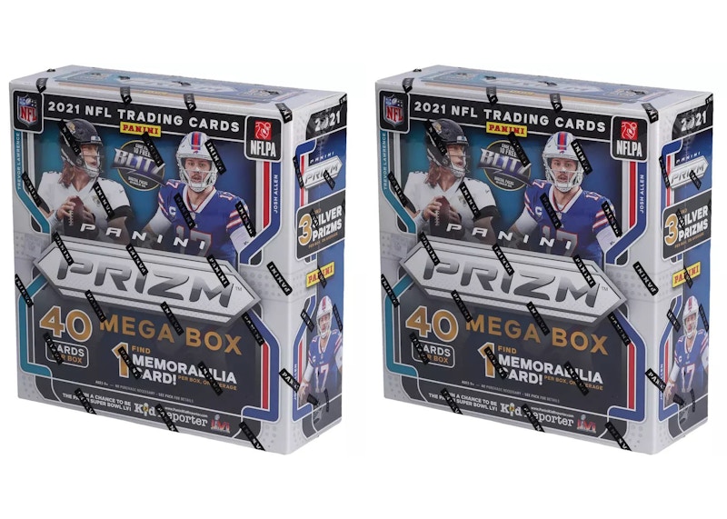 2021 Panini Prizm Football Mega Box (Green Pulsars) 2x Lot - 2021 - US