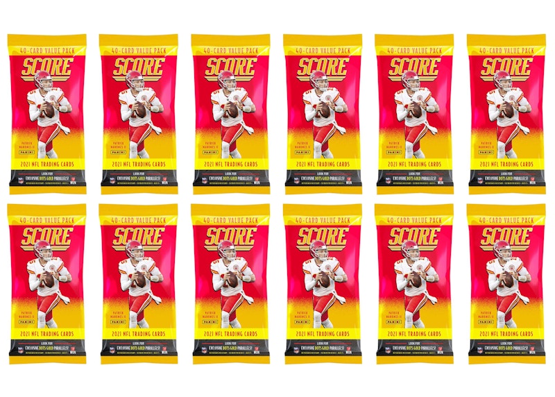 2021 Panini Score Football Fat Pack 12x lot - 2021 - US