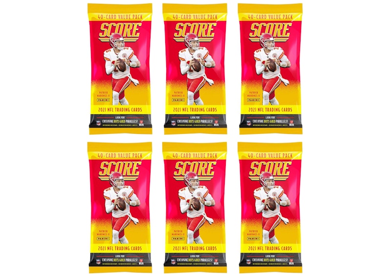 2021 Panini Score Football Fat Pack 6x lot - 2021 - KR
