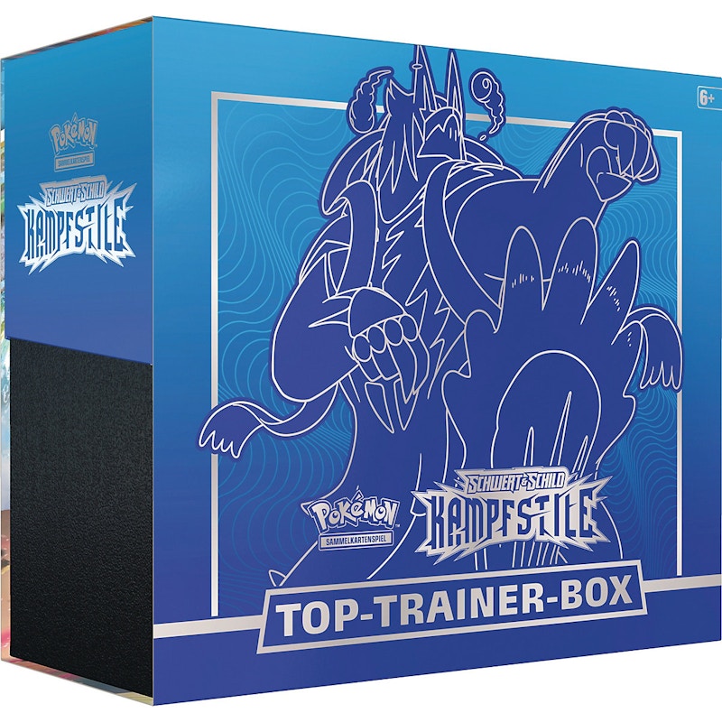 Pokémon TCG Schwert & Schild Kampf Stile Top Trainer Box (Blue) - DE