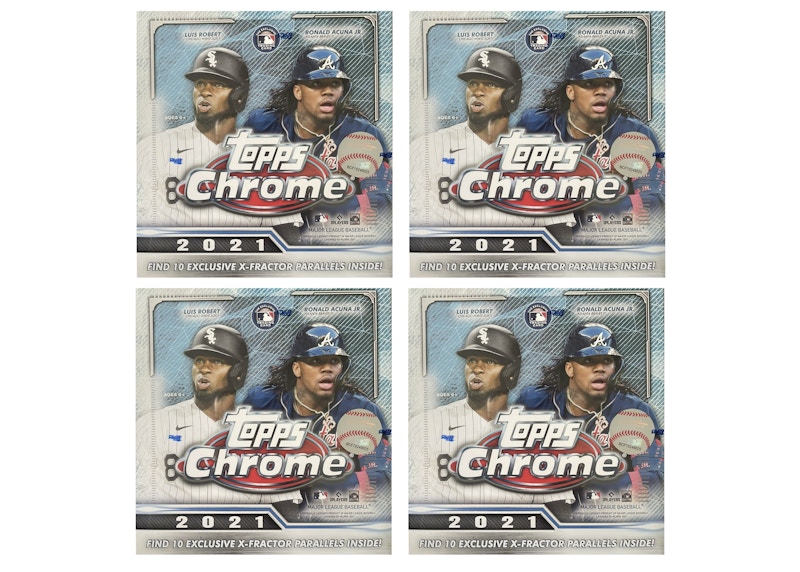 2021 Topps Chrome Baseball Mega Box 4x Lot - 2021 - GB