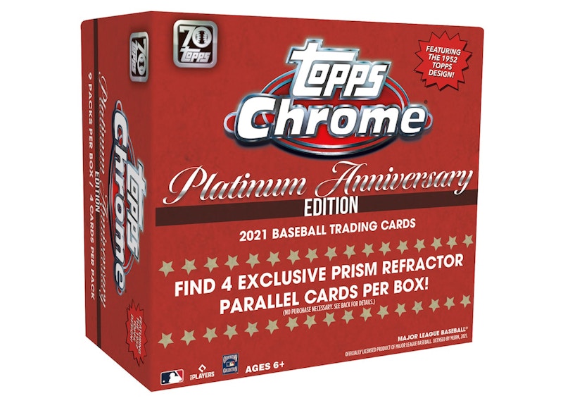 2021 Topps Chrome Platinum Anniversary Baseball Mega Box - 2021 - US