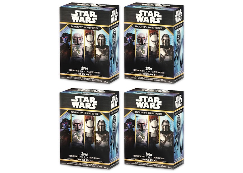 2021 Topps Star Wars Bounty Hunters Blaster Box 4x Lot - 2021 - US