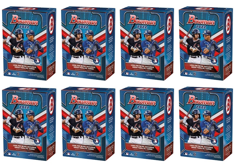 2022 Bowman Baseball Blaster Box 8x Lot - 2022 - US