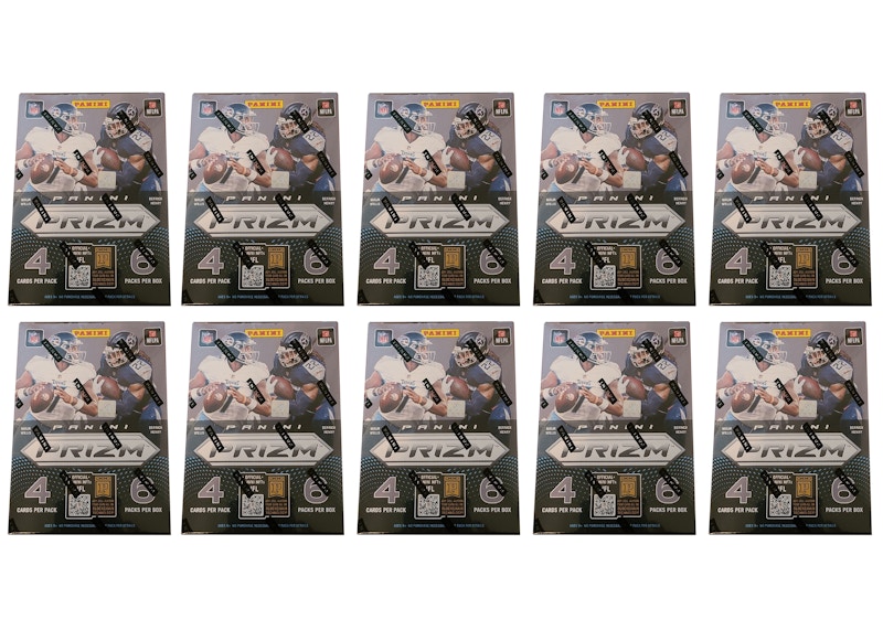 2022 Panini Prizm Football Blaster Box (Red, White, & Blue Prizms) 10x ...