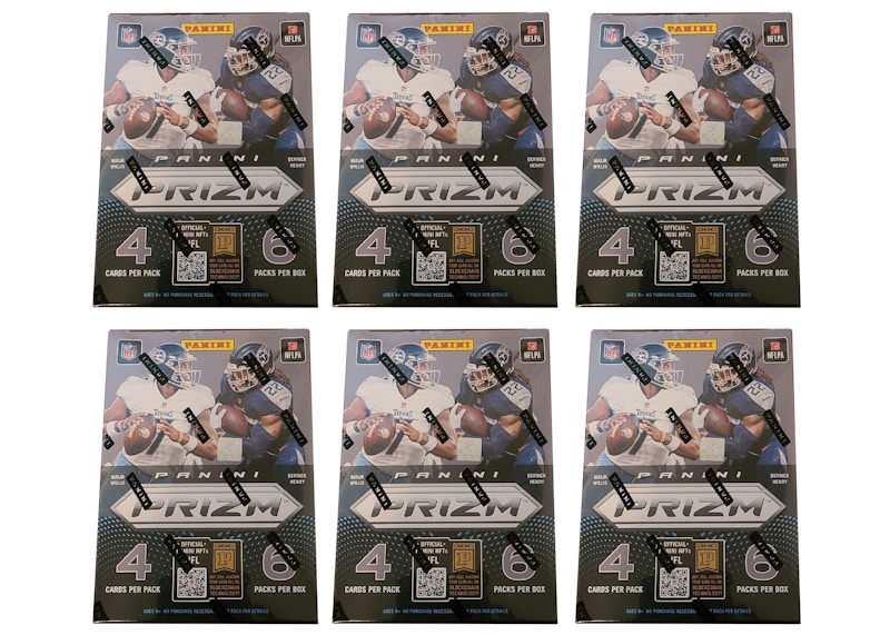 2022 Panini Prizm Football Blaster Box (Red, White, & Blue Prizms) 6x ...