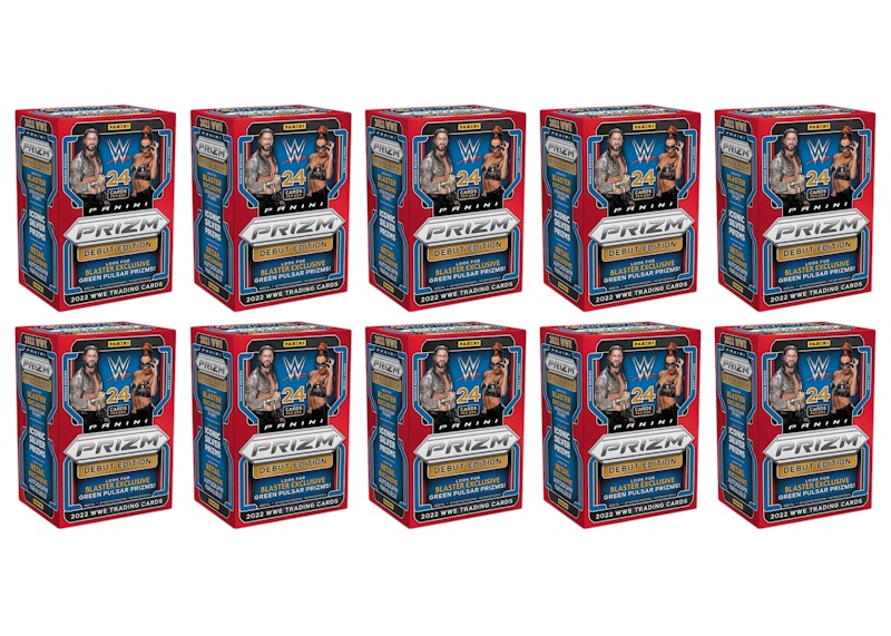 2022 Panini Prizm WWE Wrestling Blaster Box 10x Lot - 2022 - US