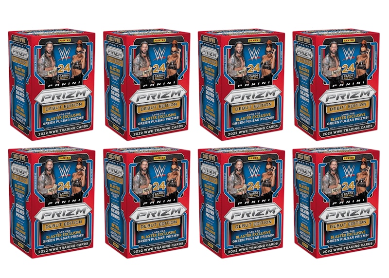 2022 Panini Prizm WWE Wrestling Blaster Box 8x Lot - 2022 - US