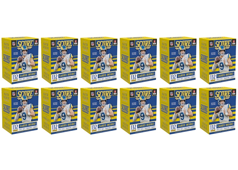2022 Panini Score Football Blaster Box (Gold Parallels) 12x Lot - 2022 - MX