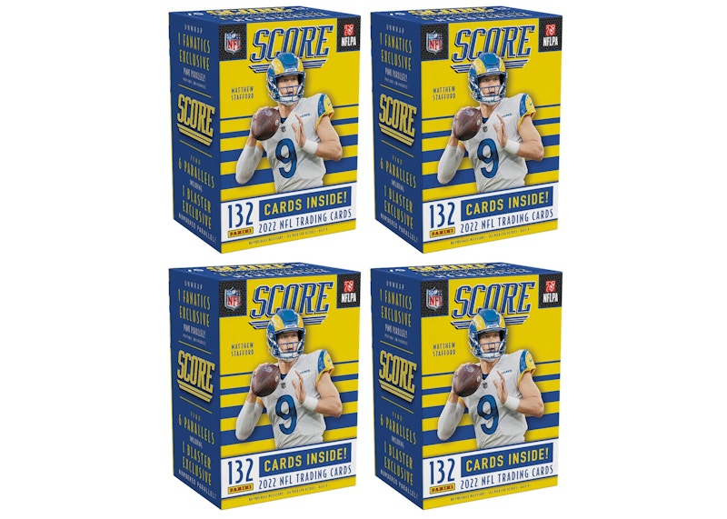 2022 Panini Score Football Fanatics Exclusive Blaster Box (Pink ...