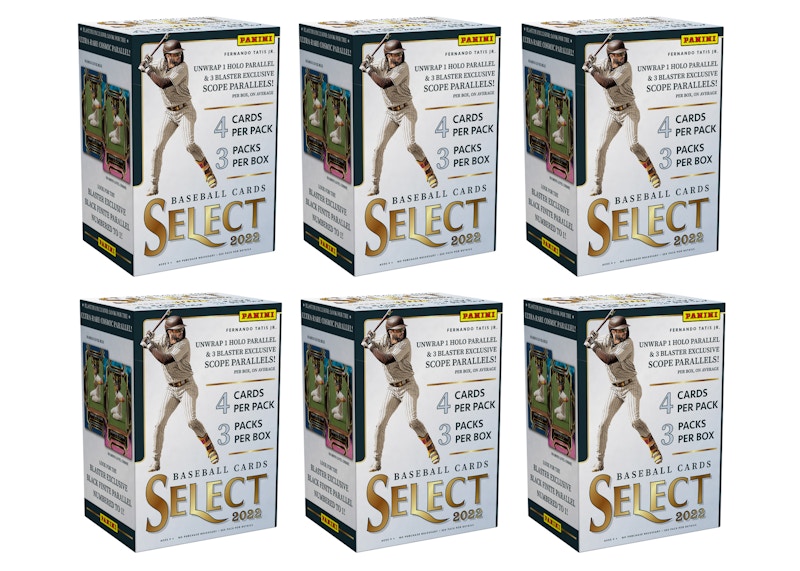 2022 Panini Select Baseball Blaster Box 6x Lot - 2022 - JP