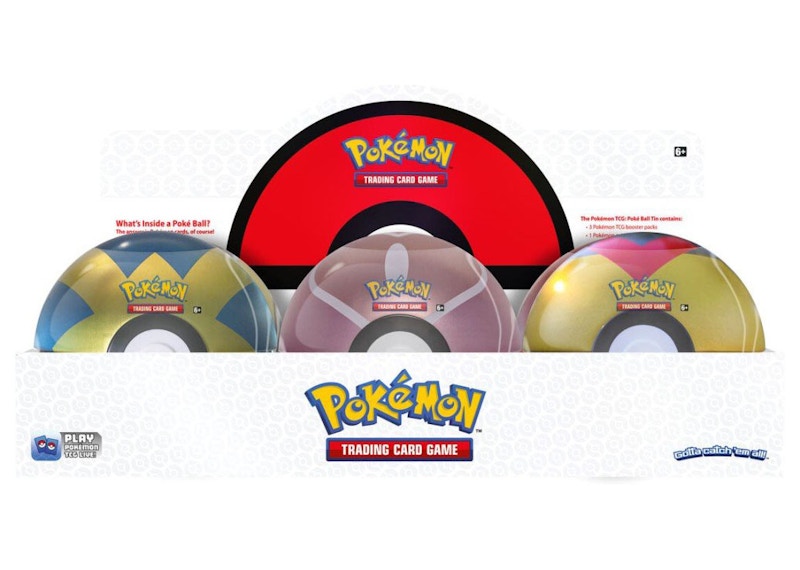 2022 Pokémon TCG Poke Ball Tin Case (6 Tins) - 2022 - JP