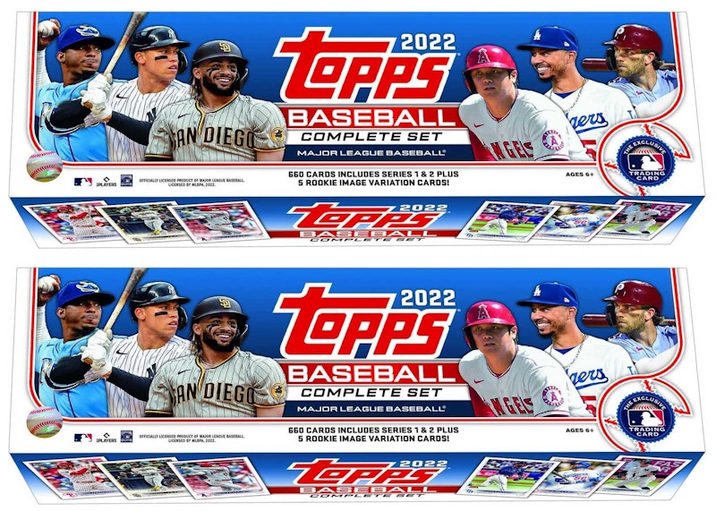2022 Topps Baseball Complete Factory Set (Retail Blue) 2x Lot - 2022 - TW