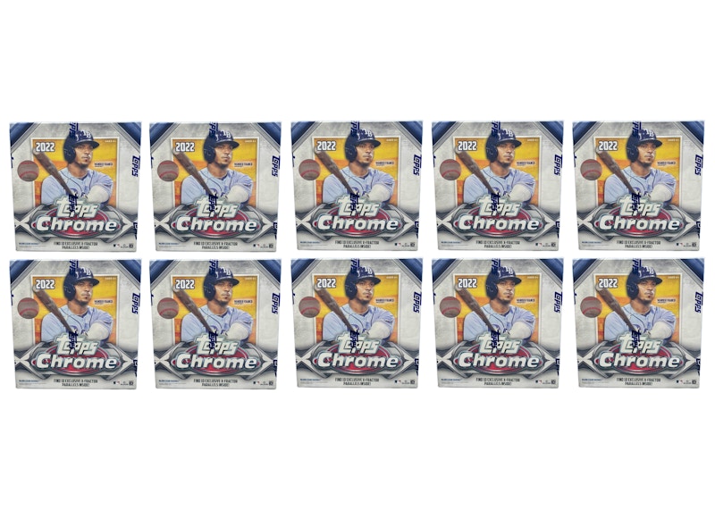 2022 Topps Chrome Baseball Mega Box 10x Lot - 2022 - US