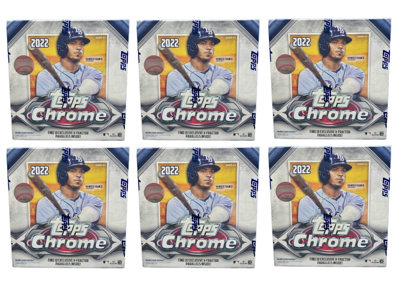 2022 Topps Chrome Baseball Mega Box 6x Lot - 2022 - US