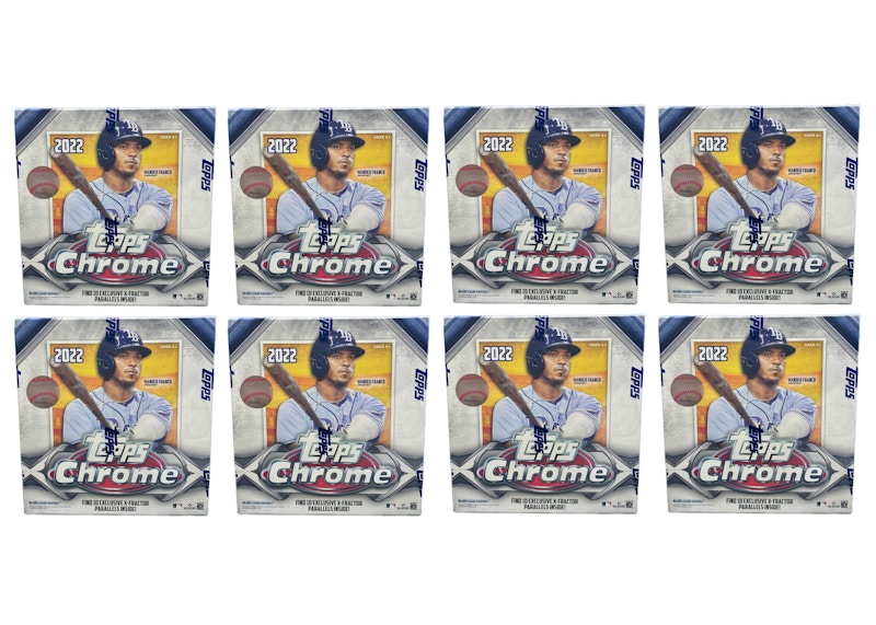 2022 Topps Chrome Baseball Mega Box 8x Lot - 2022 - US