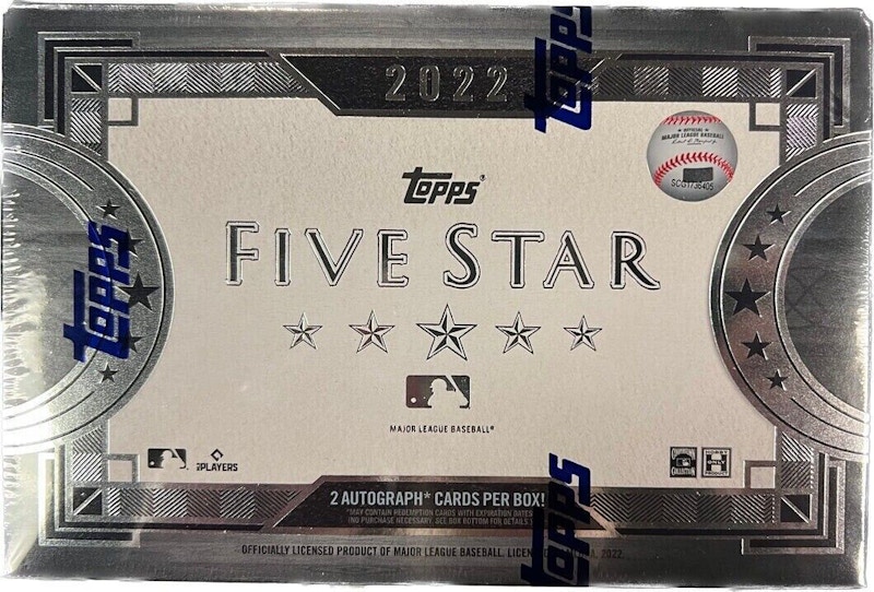 2022 Topps Five Star Baseball Hobby Box - 2022 - US