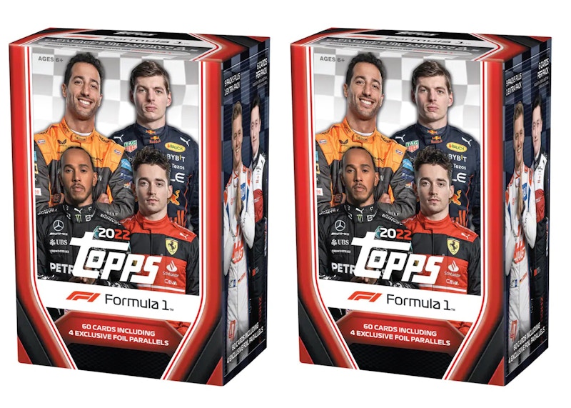 2022 Topps Formula 1 Racing Blaster Box 2x Lot - 2022 - KR