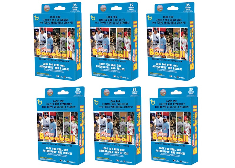 2022 Topps Heritage Baseball Hanger Box 6x Lot - 2022 - KR
