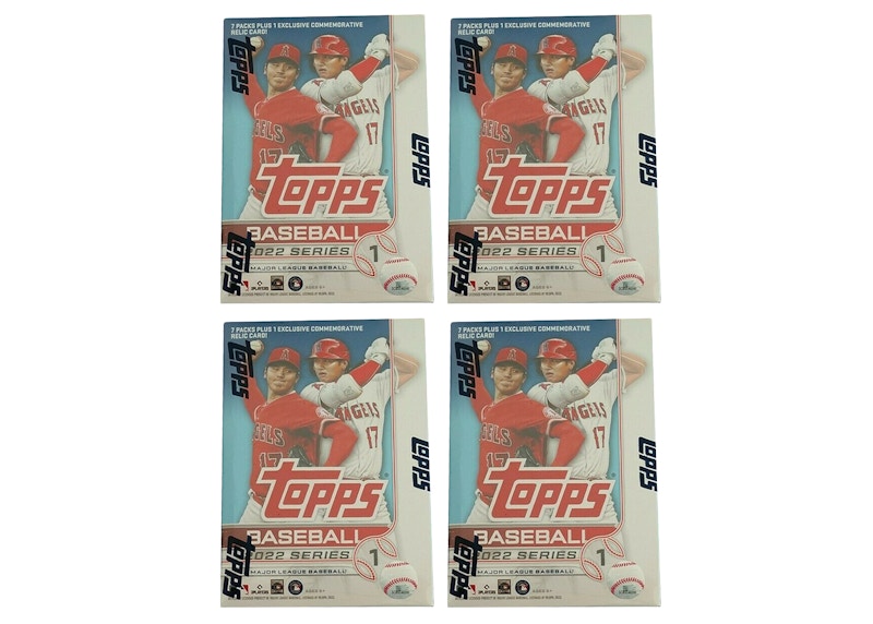 2022 Topps Series 1 Baseball Blaster Box 4x Lot - 2022 - KR
