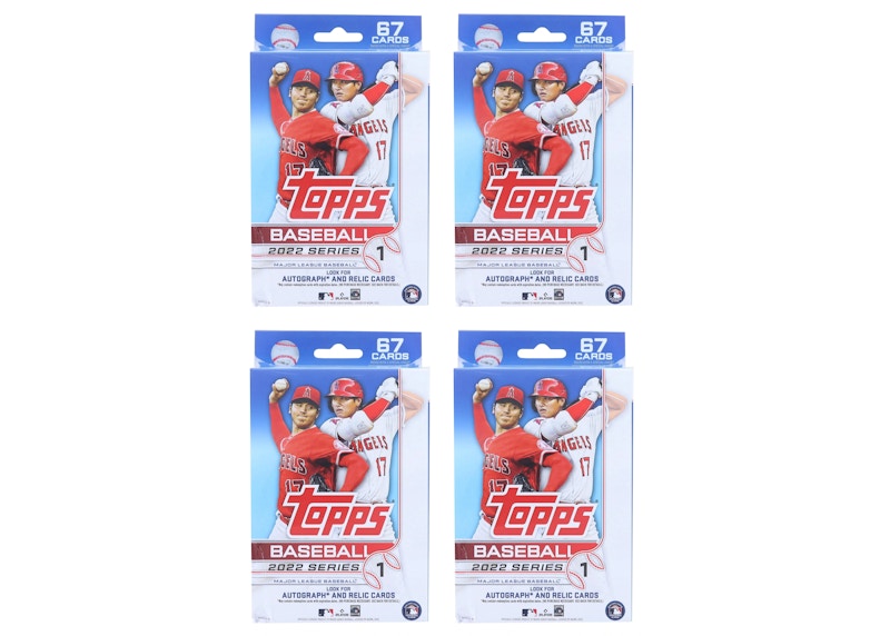 2022 Topps Series 1 Baseball Hanger Box 4x Lot - 2022 - US