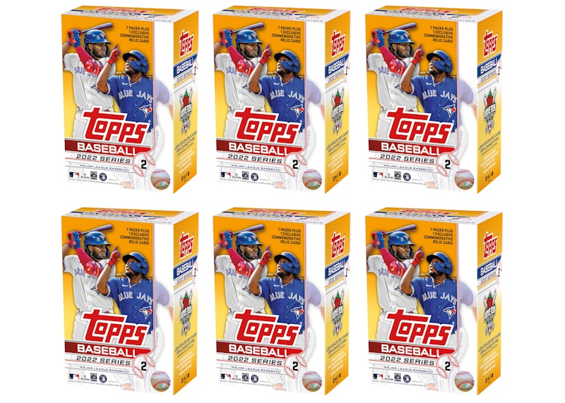 2022 Topps Series 2 Baseball Blaster Box 6x Lot - 2022 - US