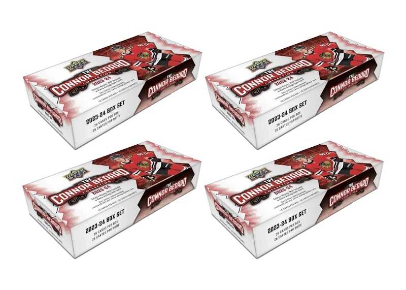 2023-24 Upper Deck Hockey Conner Bedard Collection Box 4x Lot - 2023-24 ...