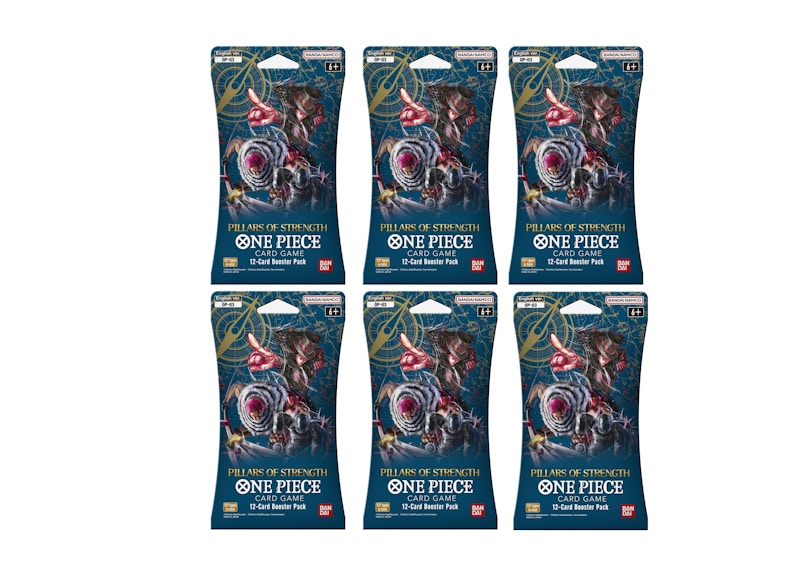 2023 Bandai One Piece Card Game Pillars Of Strength Booster Pack Op 03