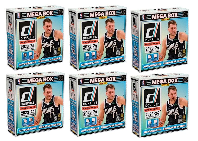 2023 Panini Donruss Basketball Mega Box (Red and Green Laser) 6x Lot ...