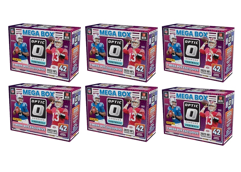 2024 Panini Optic Donruss NFL Football Mega Box (Green Hyper Parallel ...