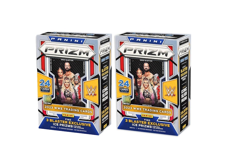 2023 Panini Prizm WWE Blaster Box (Ice Prizms) 2x Lot - 2023 - US