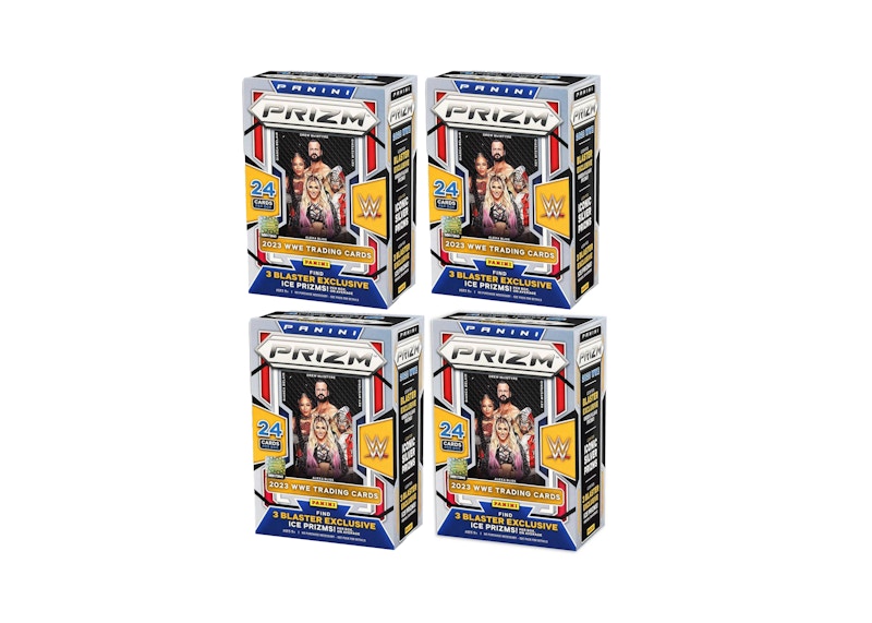 2023 Panini Prizm WWE Blaster Box (Ice Prizms) 4x Lot - 2023 - US