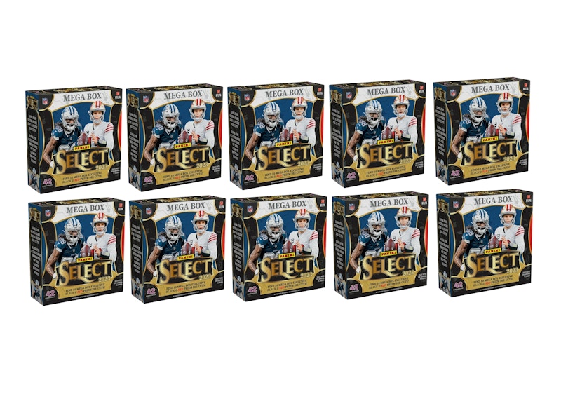 2023 Panini Select Football Mega Box (Black and Red Die-Cuts) 12x Lot ...