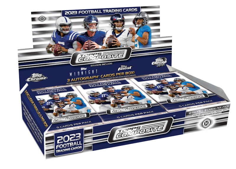2023 Topps Chrome Composite Football Hobby Box - 2023 - US
