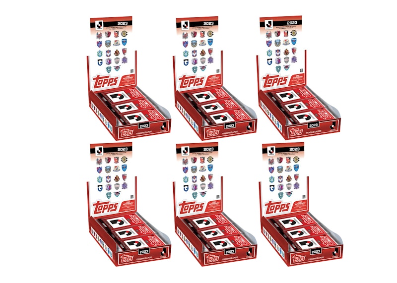 2023 Topps J-League Flagship Soccer Box 6x Lot - 2023 - GB