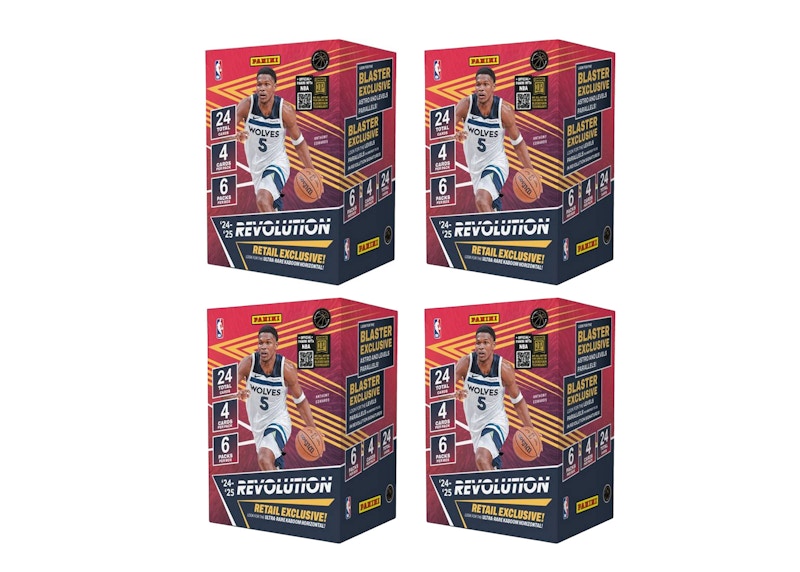 2024-25 Panini Revolution Basketball Blaster Box 4x Lot - 2024-25 - US