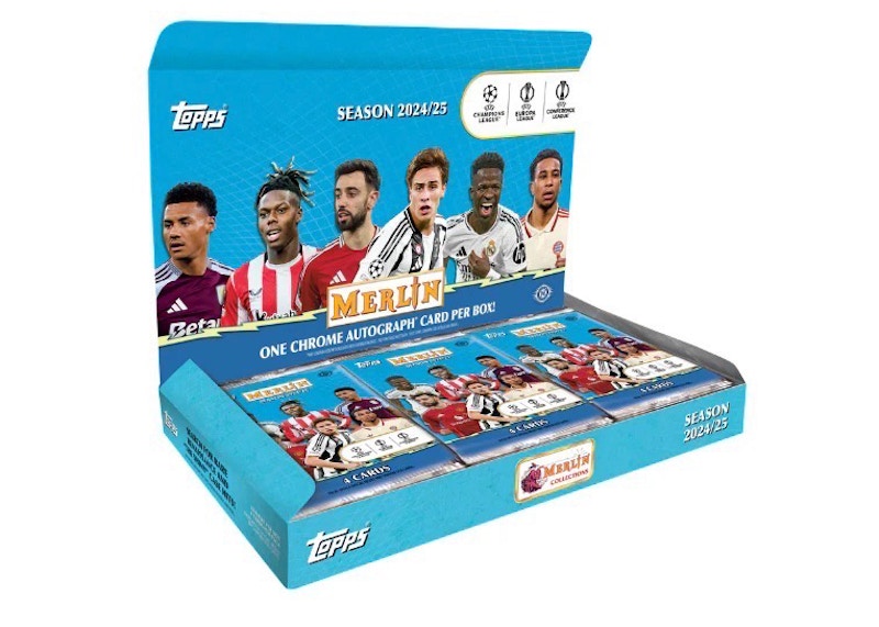 2024-25 Topps Merlin Chrome UCC Soccer Hobby Box - 2024-25 - US