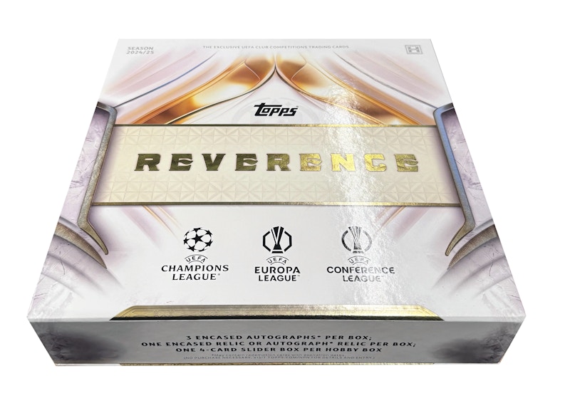 2024-25 Topps Reverence UEFA Club Competitions Hobby Box - 2024-25 - TW