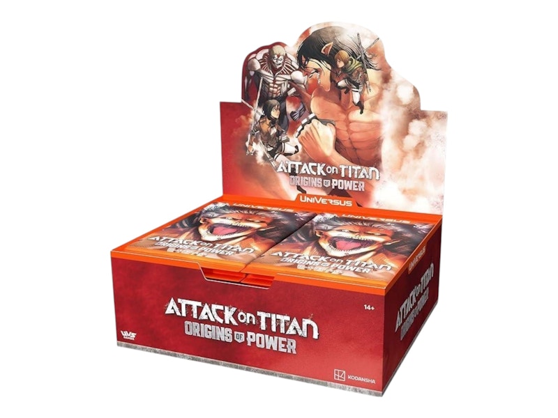 2024 Attack on Titan Origins of Power (AOT02) Booster Box - 2024 - US