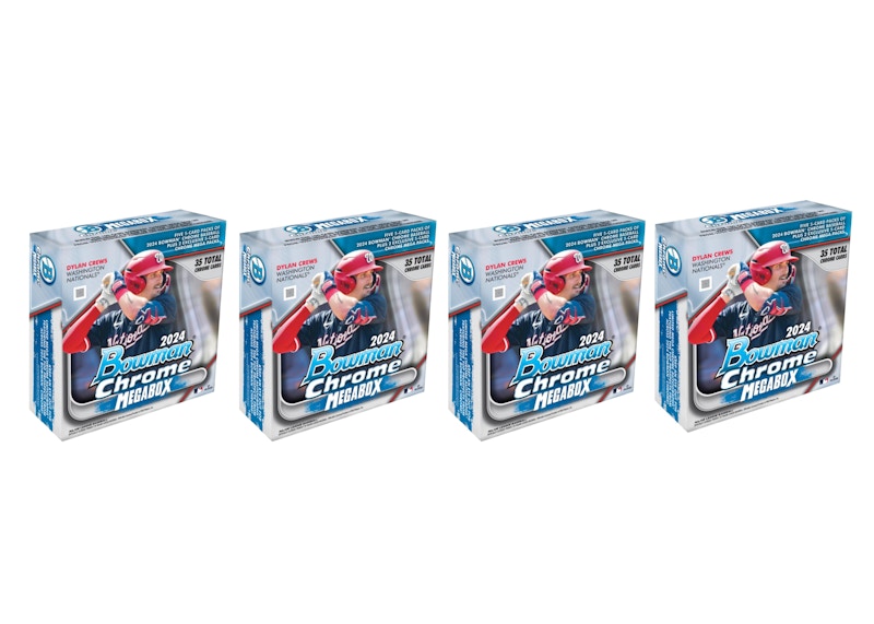 2024 Bowman Chrome Baseball Mega Box 4x Lot - 2024 - US