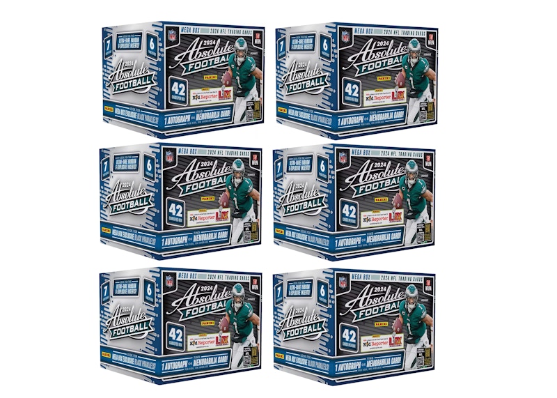 2024 Panini Absolute Football Mega Box 6x Lot - 2024 - GB