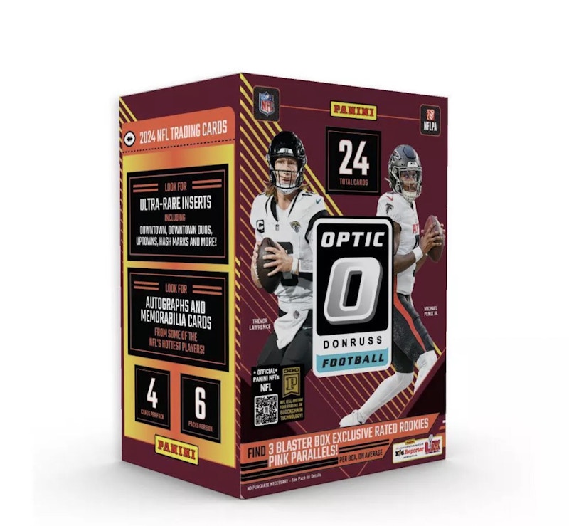 2024 Panini Optic Donruss NFL Football Blaster Box (Pink Parallels ...